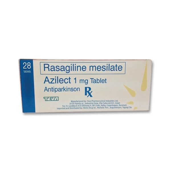 AZILECT Rasagiline Mesilate 1mg Tablet 28's price in the Philippines ...